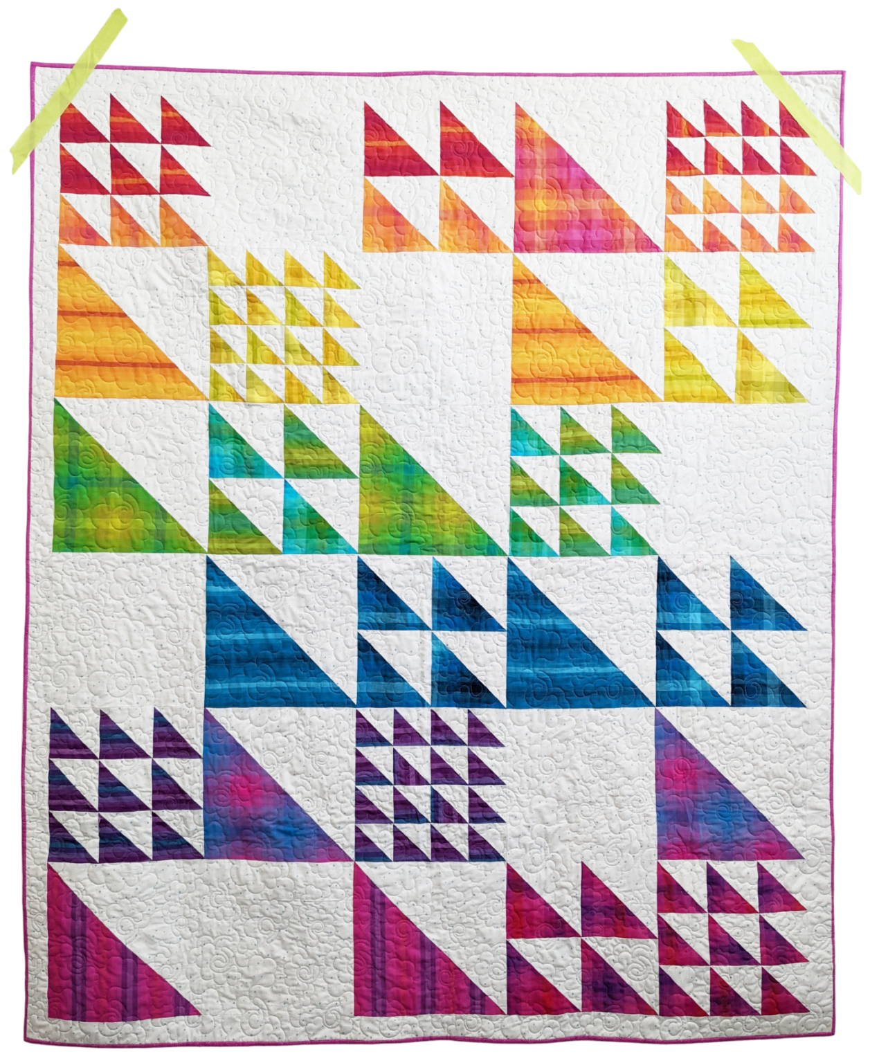 Vertex (the rainbow kaleidoscope one) – slightly biased quilts