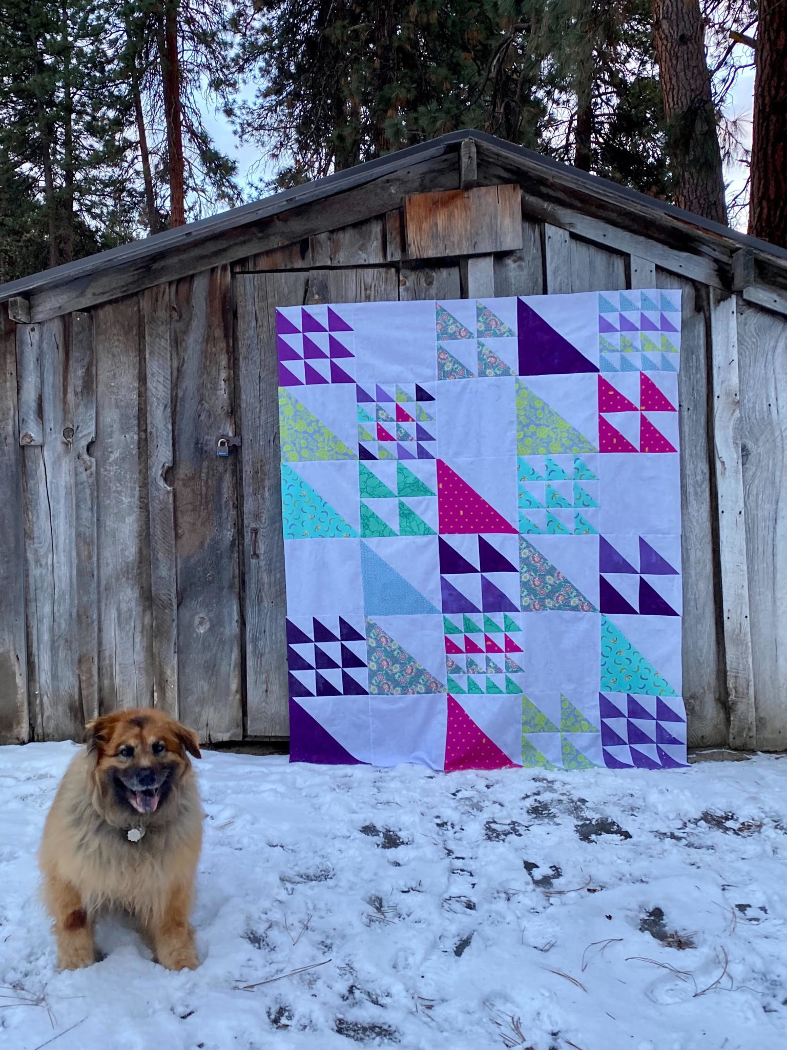 Vertex (the rainbow kaleidoscope one) – slightly biased quilts