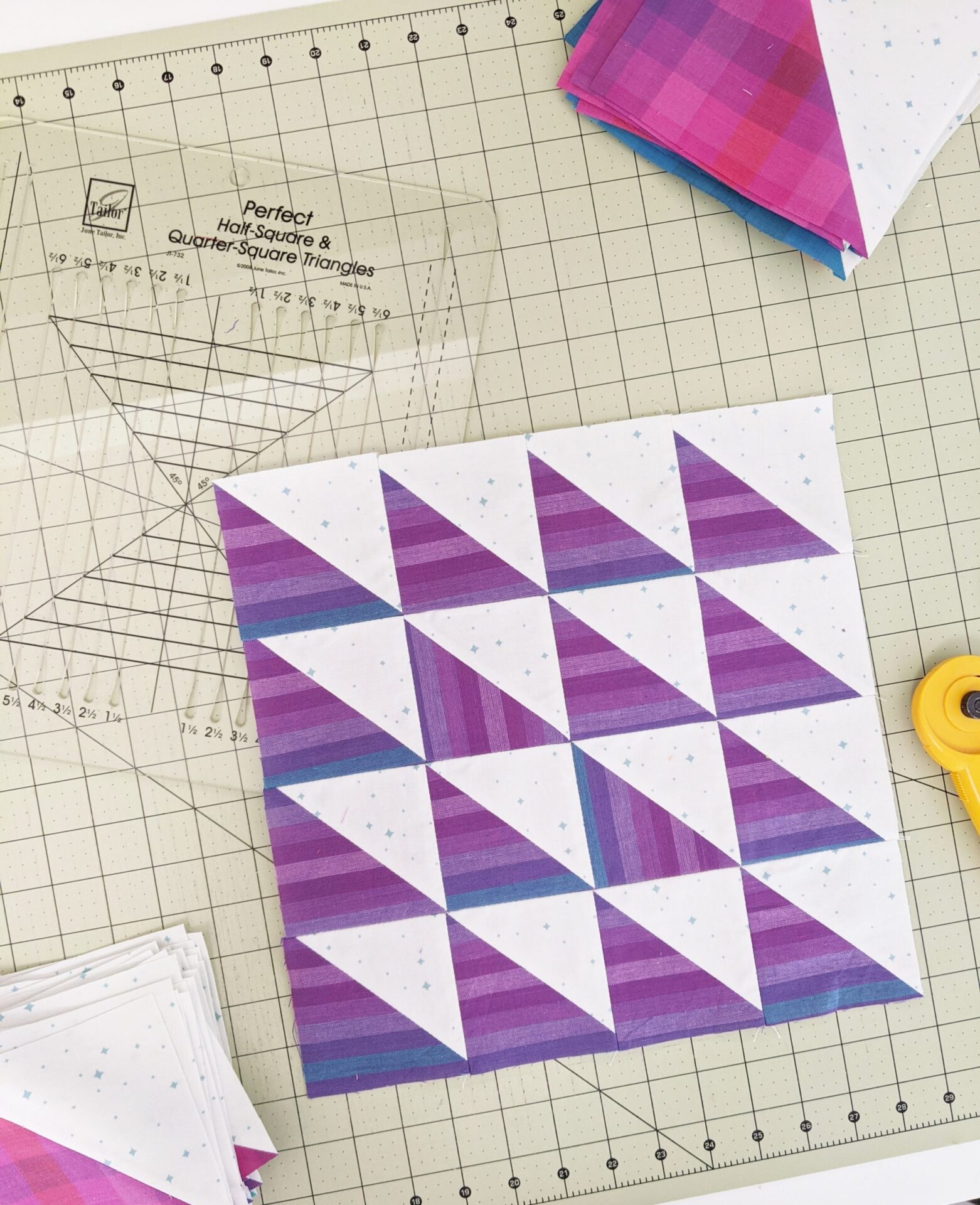 Seams, seams, and more seams – slightly biased quilts