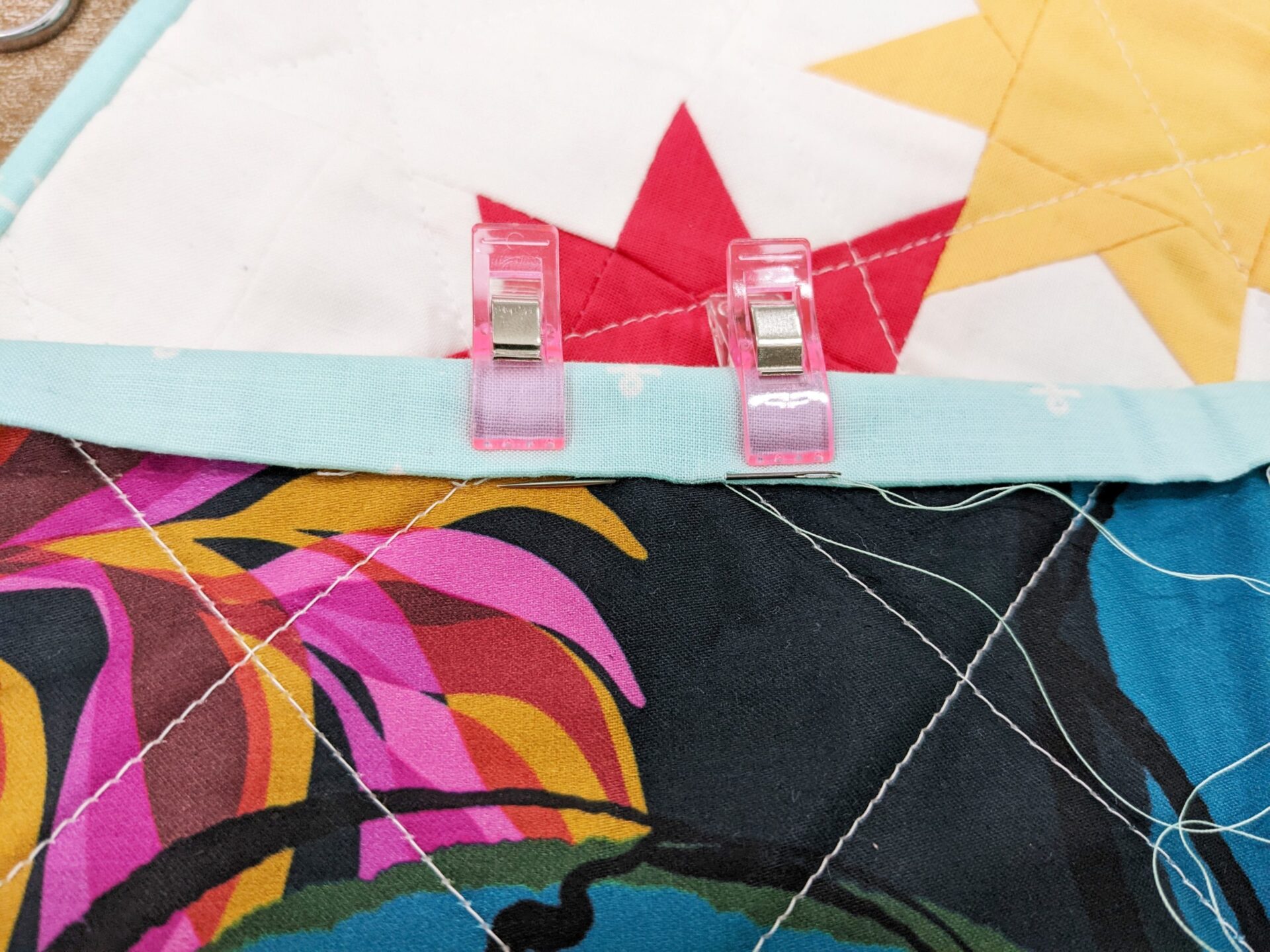Perfect Hand Binding Tips – slightly biased quilts