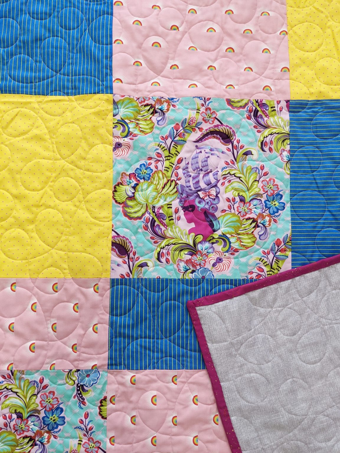 How to Use Large-Scale Prints – slightly biased quilts