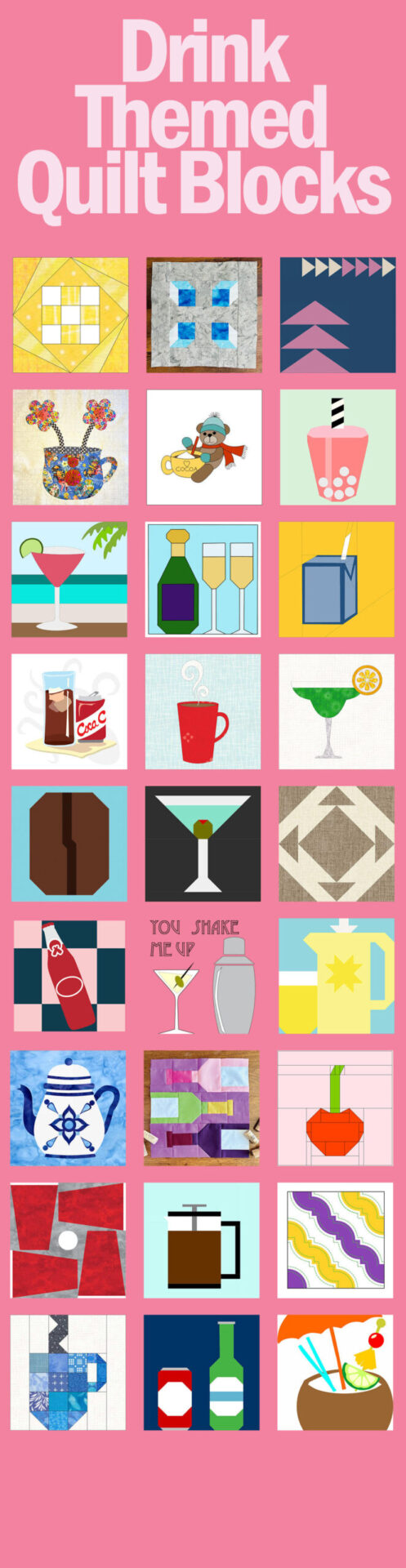 Cheers to Quilting! A Free Cherry Quilt Block – slightly biased quilts