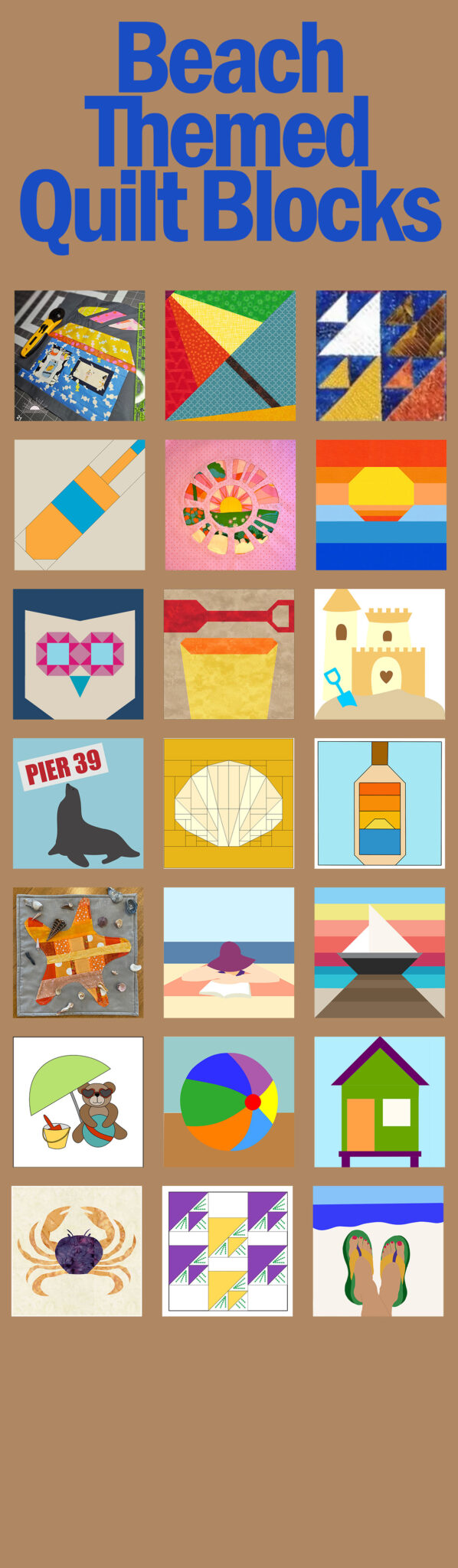 Bring the Beach Home: Create a Stunning Seashell Quilt Block (Free ...