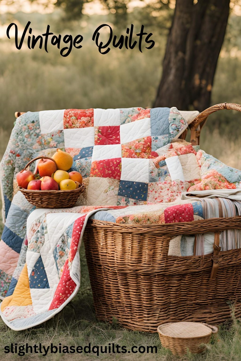Vintage Quilts – slightly biased quilts