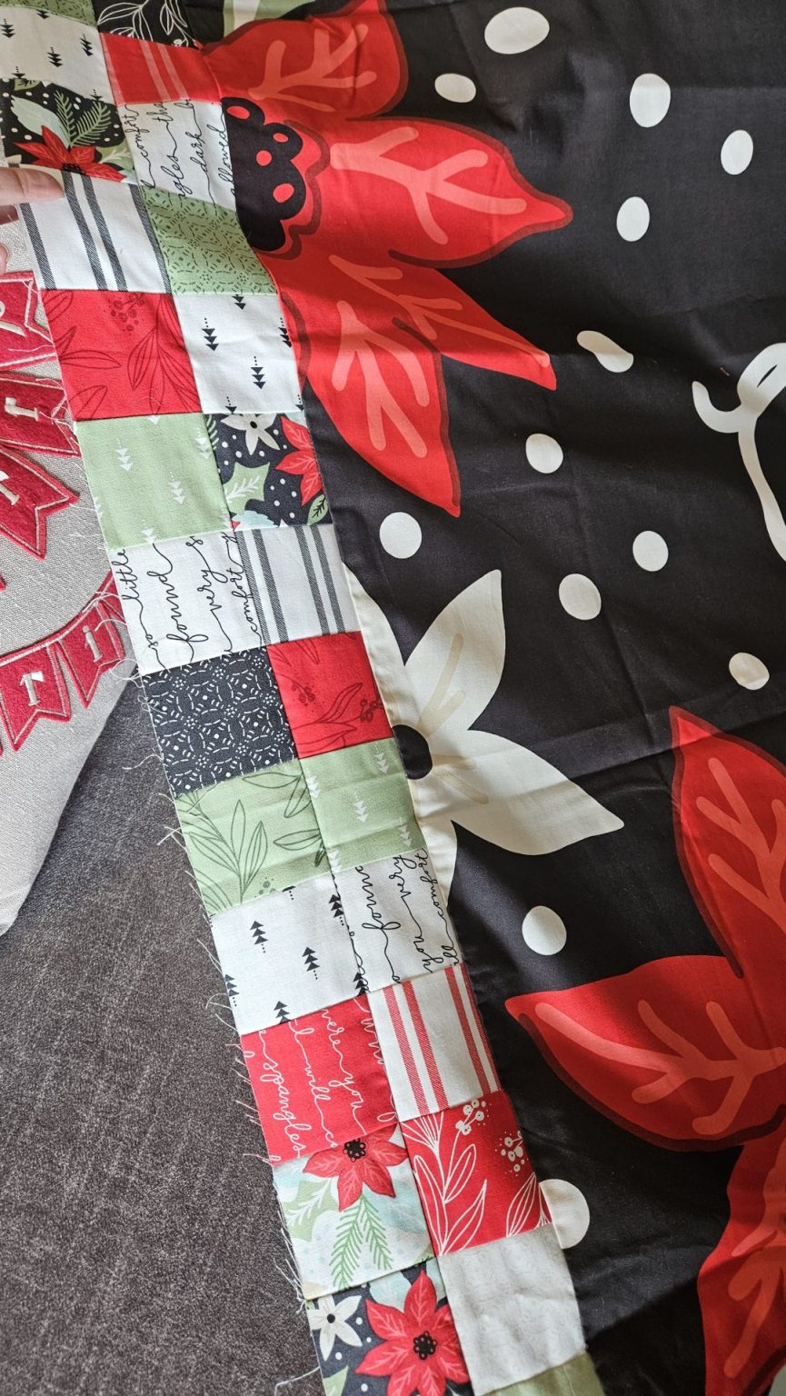 Quilting with panels for quick gifts – slightly biased quilts